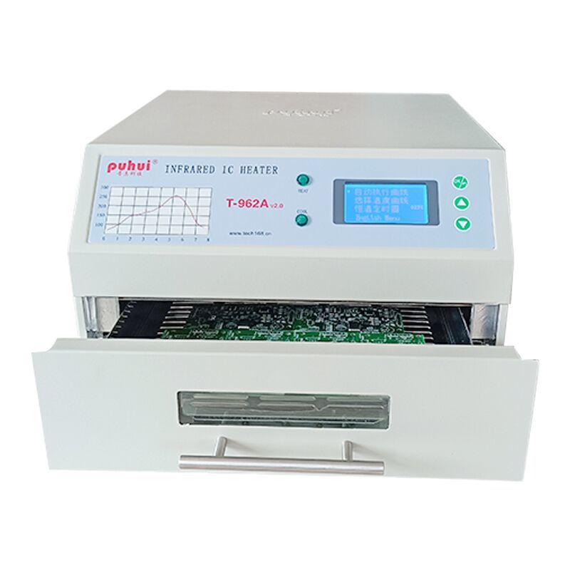 T962A พร้อมเตาอบ Reflow Benchtop 300 * 320mm 1500w IC Heater สถานี ...